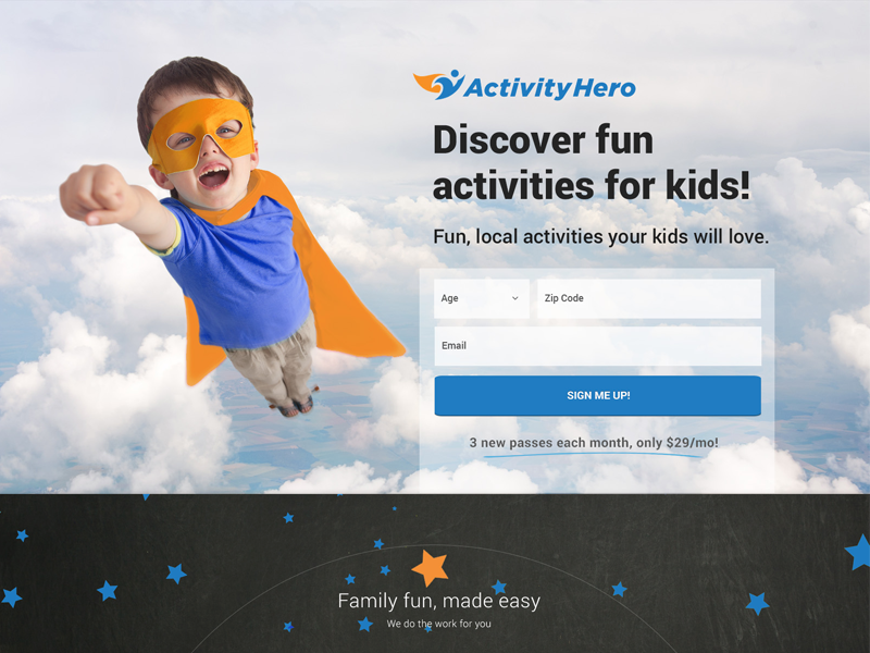 Activity Hero by Deimos Arredondo on Dribbble