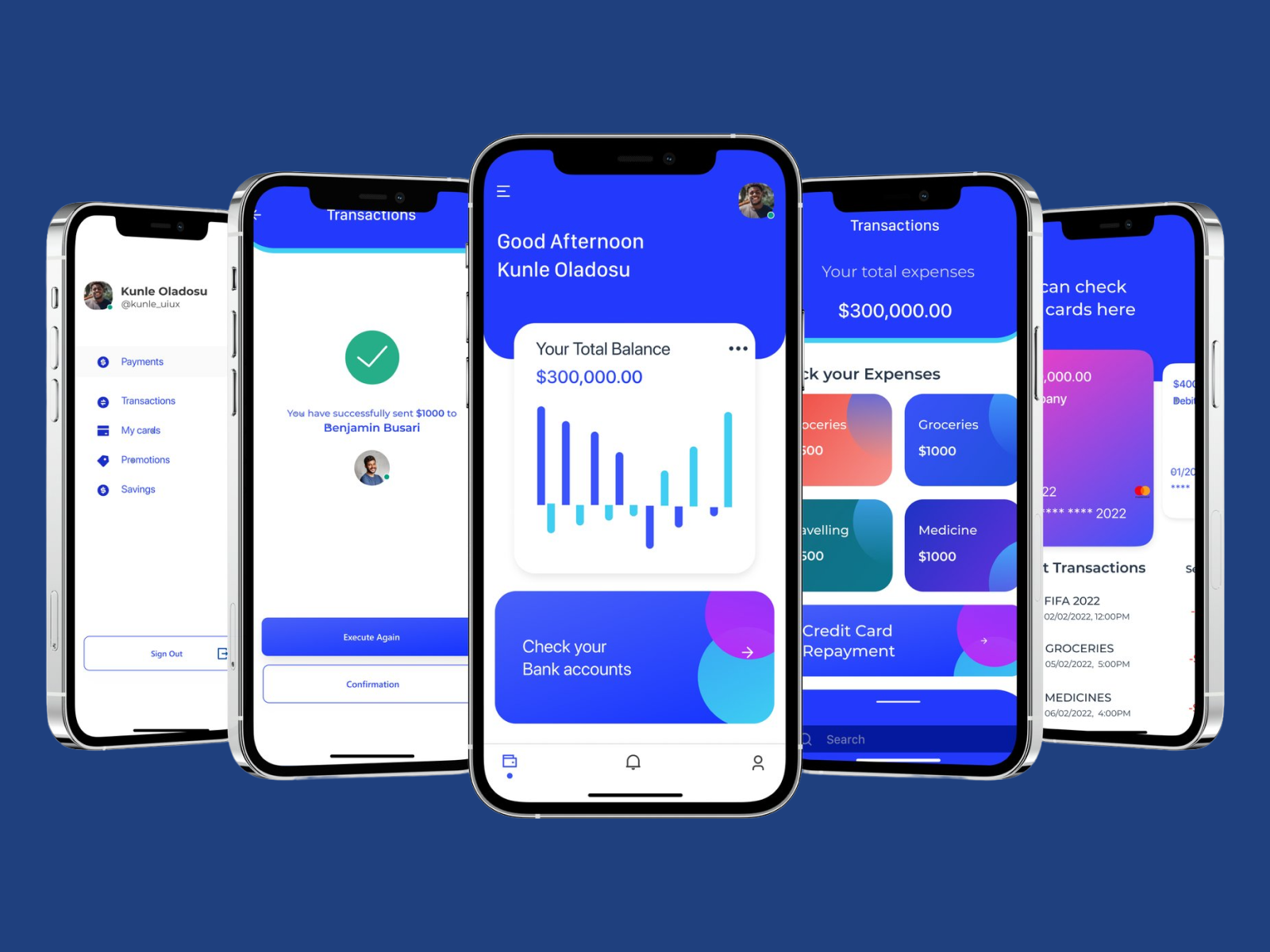 Modern Banking App UI Design by Kevin Sharp on Dribbble