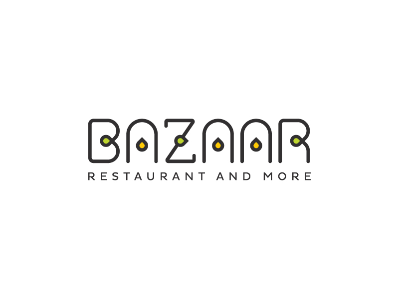 Bazaar Restaurant Logo by Braind on Dribbble