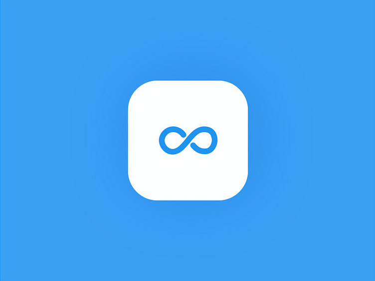 Infinity Icon by Bashar Louzon on Dribbble