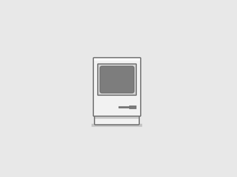 The Macintosh Plus by Dustin Weeres on Dribbble