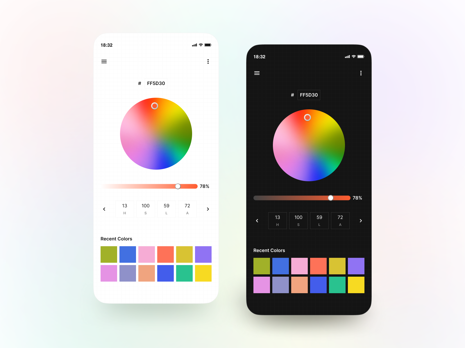 Color Wheel Light To Dark