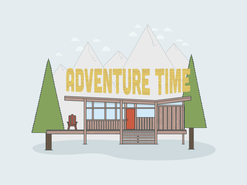 Adventure Time Cabin by Ryan Morgan on Dribbble