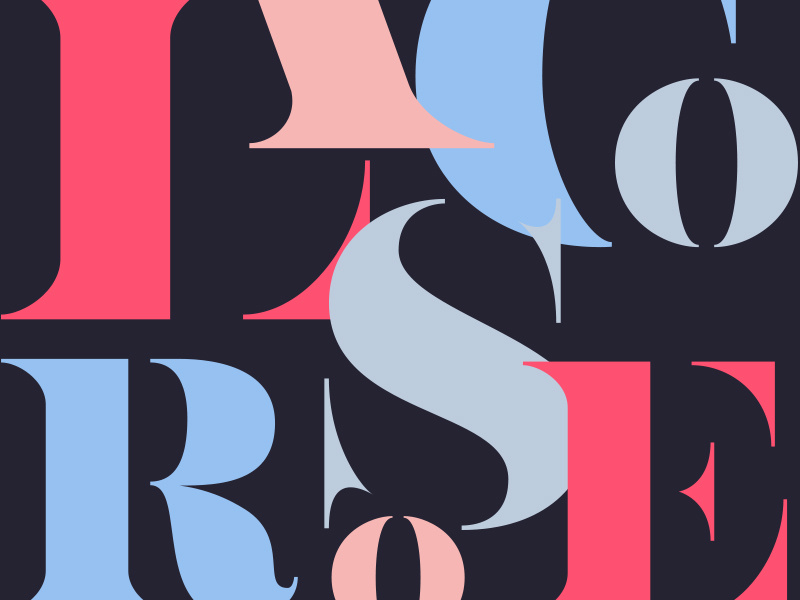 Typographic Texture by Rebeca Anaya on Dribbble