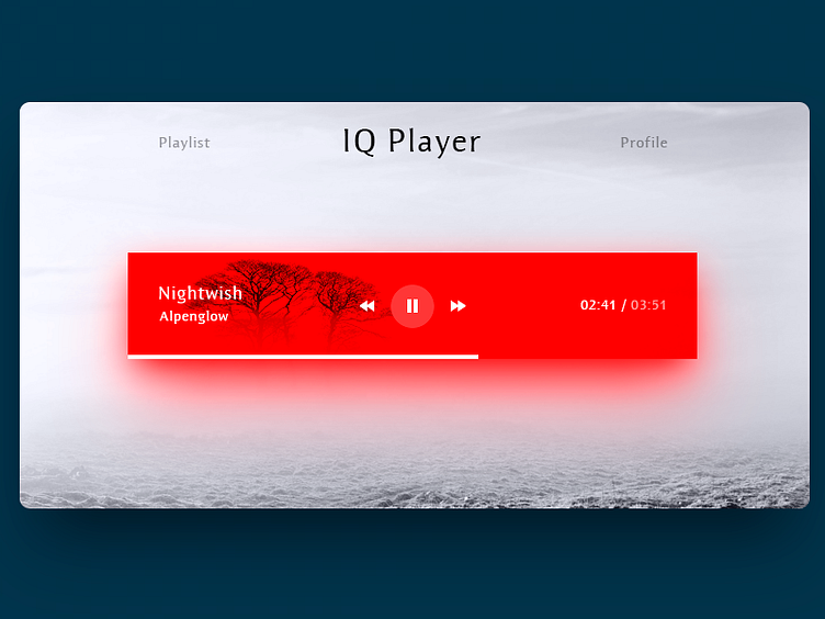 Web Audio Player Embracing Concept by Max Tcvetkov on Dribbble