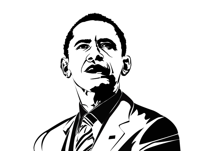 Barack Obama by NaveenKumar on Dribbble