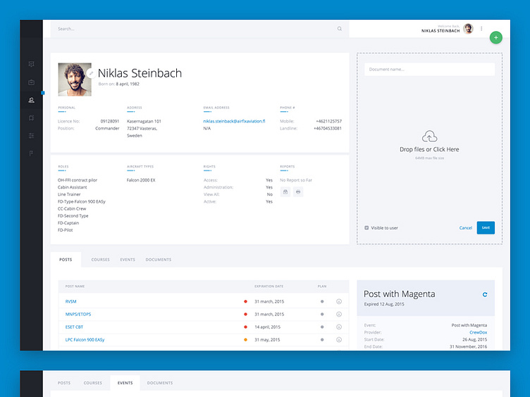 Admin Panel UI/UX by Envaios on Dribbble