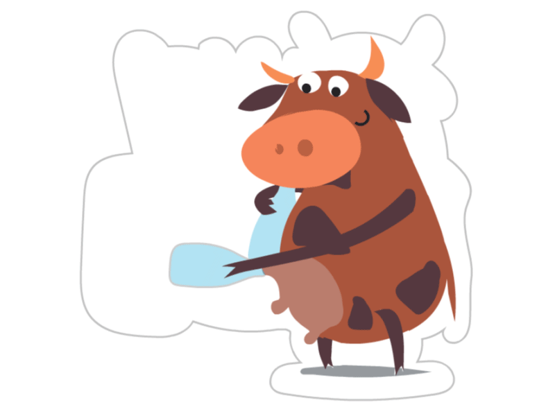 We need milk by YARKO- Yair Vardi on Dribbble