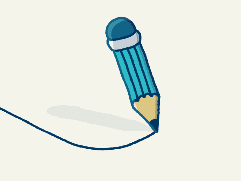 Pencil Writing Animated Gif