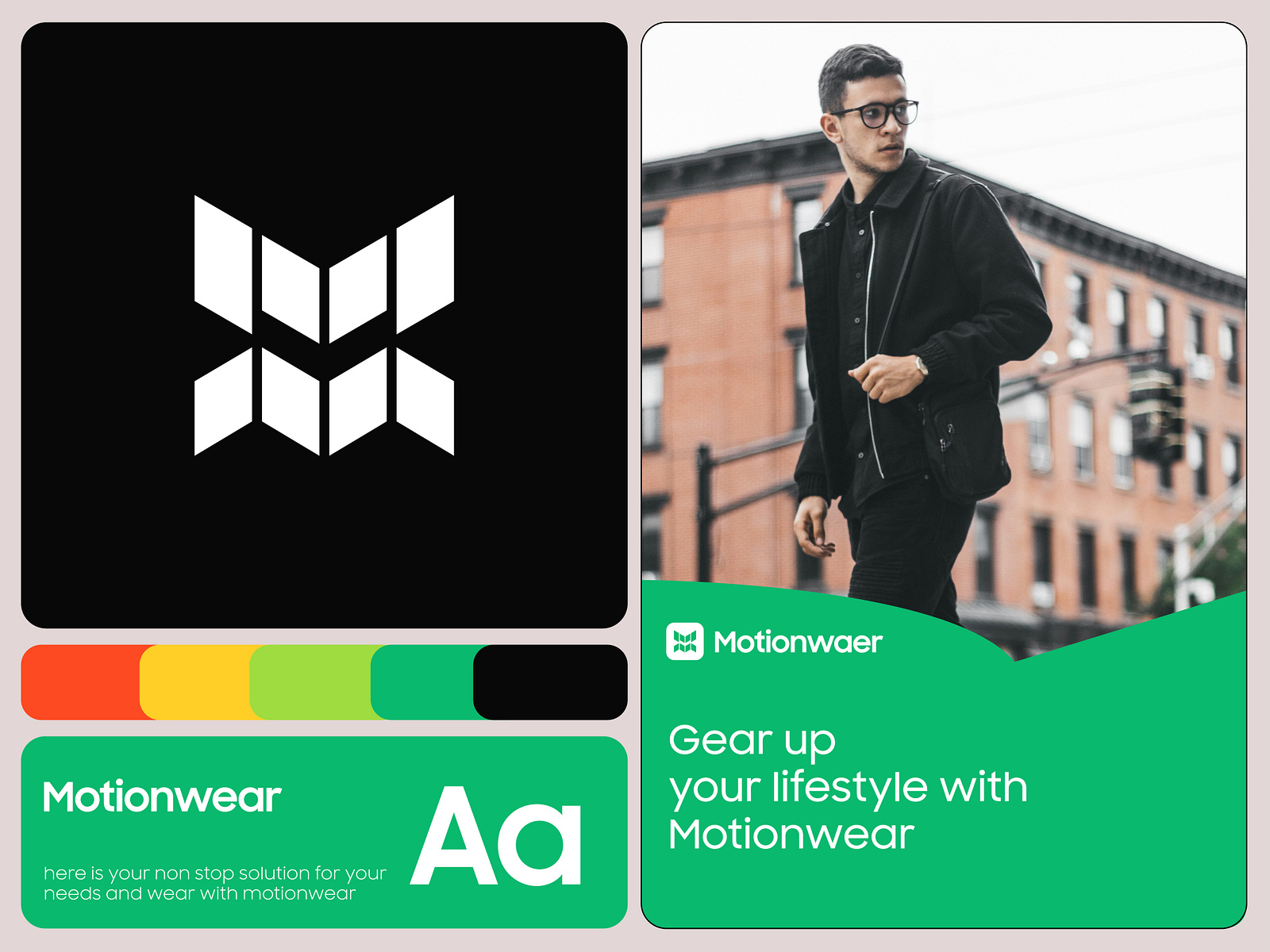 MW Monogram Logo | Motionwear Branding Design by Mohammad Ibrahim on ...