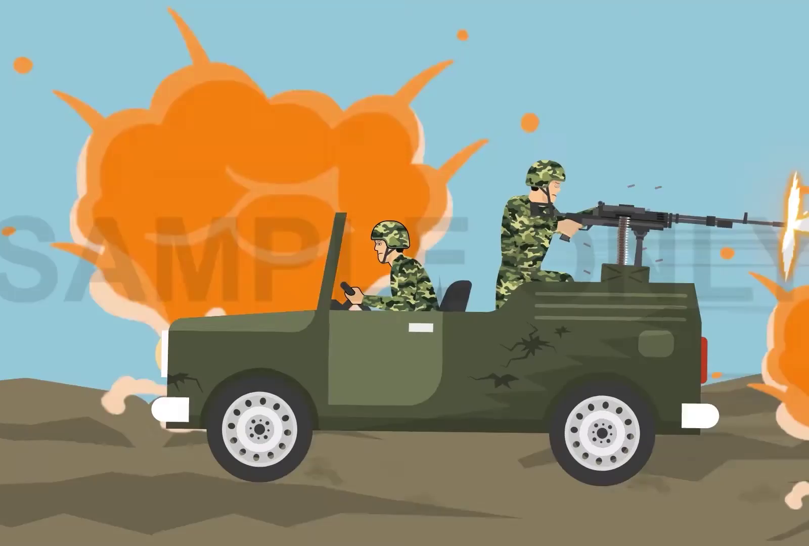 2D War Ground by Saad Khan on Dribbble