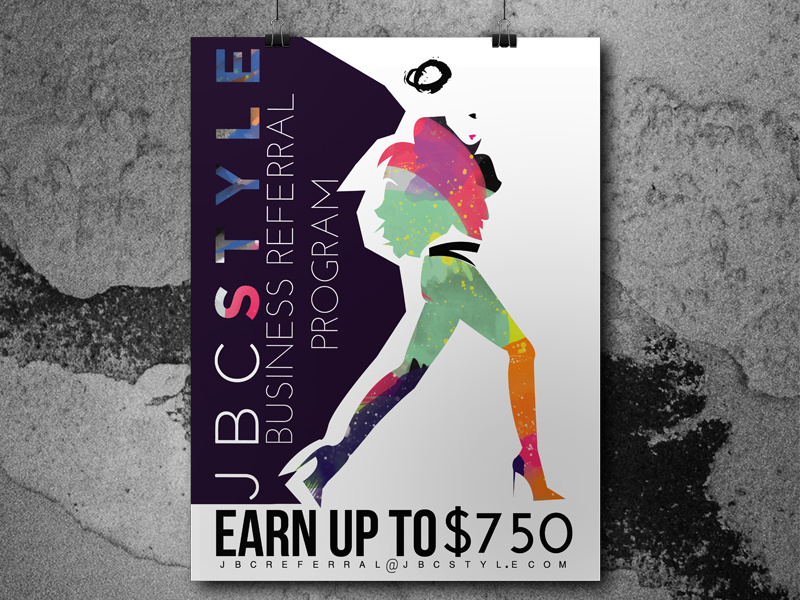 Flyer - poster fashion illustration for JBC Style by Selma Devic on ...