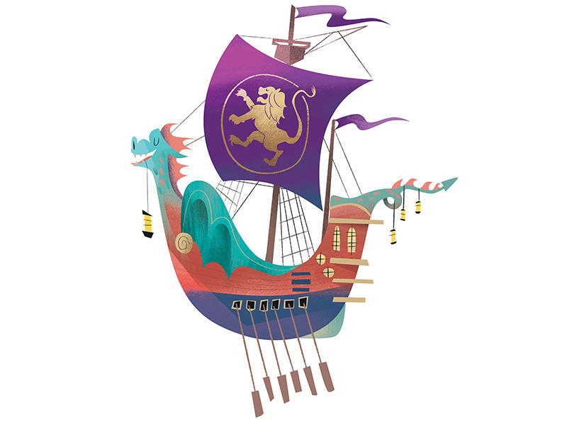 The Dawn Treader by Dave Mottram on Dribbble