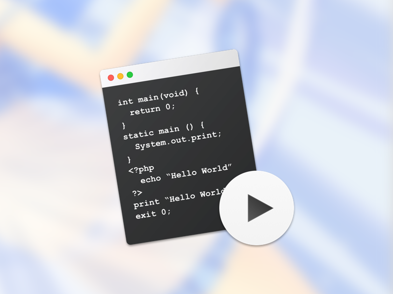 Code Runner Icon Redesign by Cee on Dribbble