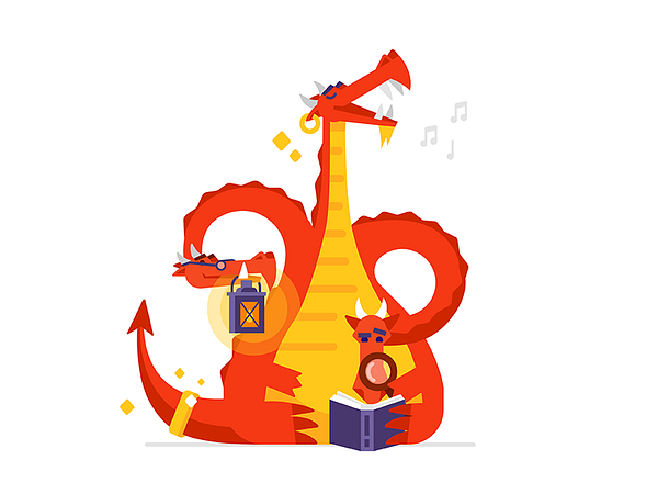 Dragon by Darya Semenova on Dribbble
