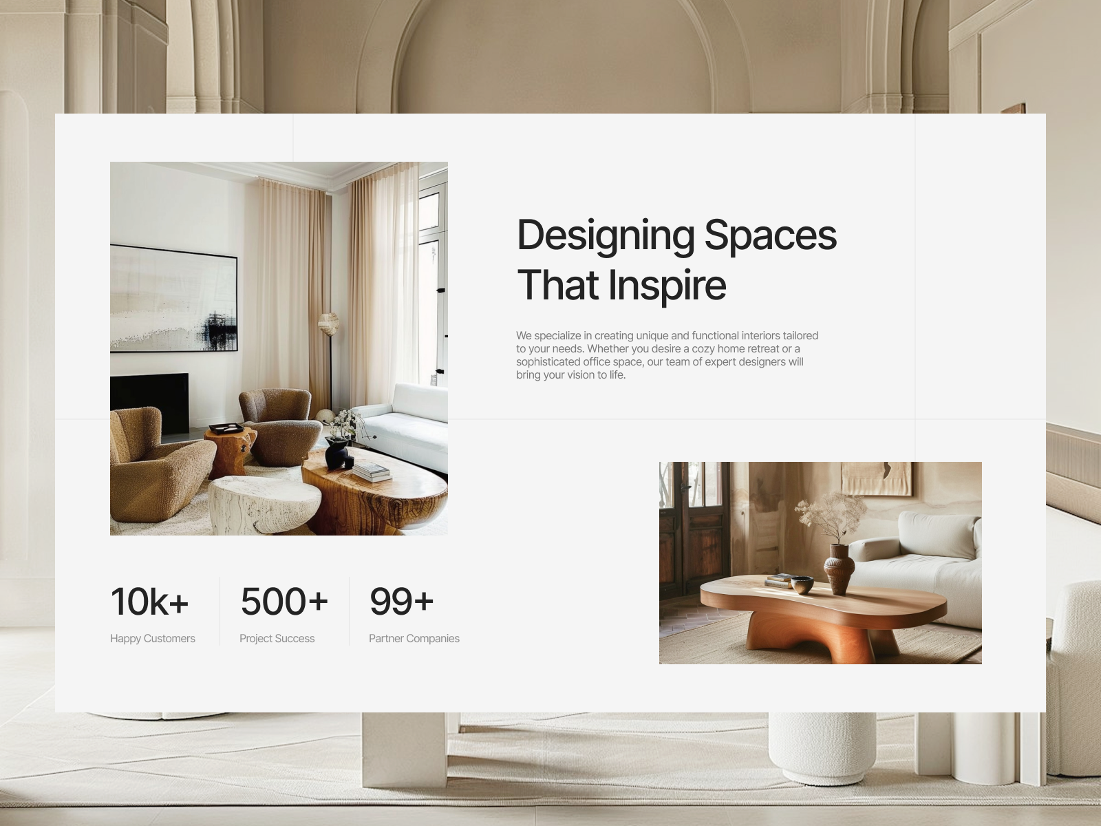 Space Agency - Interior Design Landing Page by Danang Calvin for Spark ...