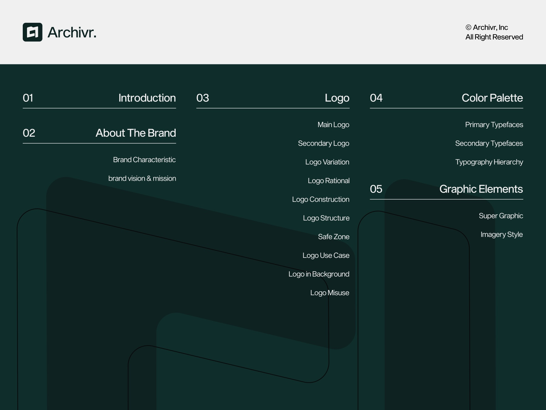 Archivr. - AI Task Management Visual Identity Branding Guideline by ...