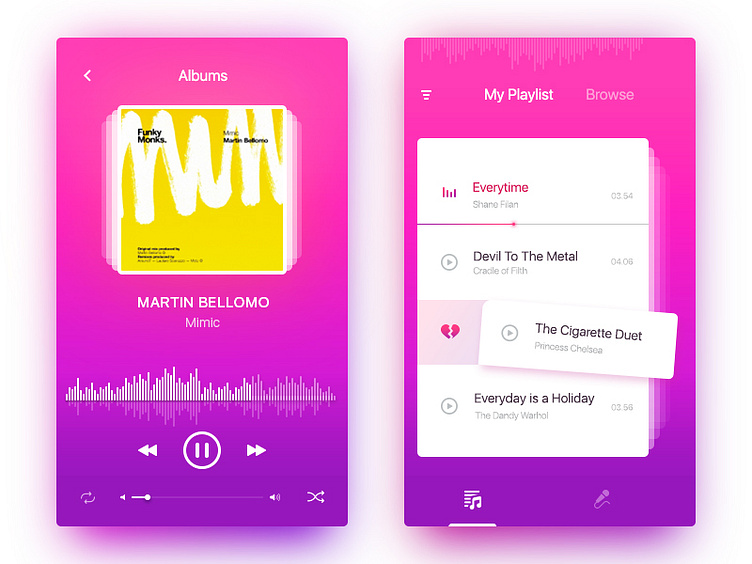 Album Interface Concept by Ric🐙 on Dribbble