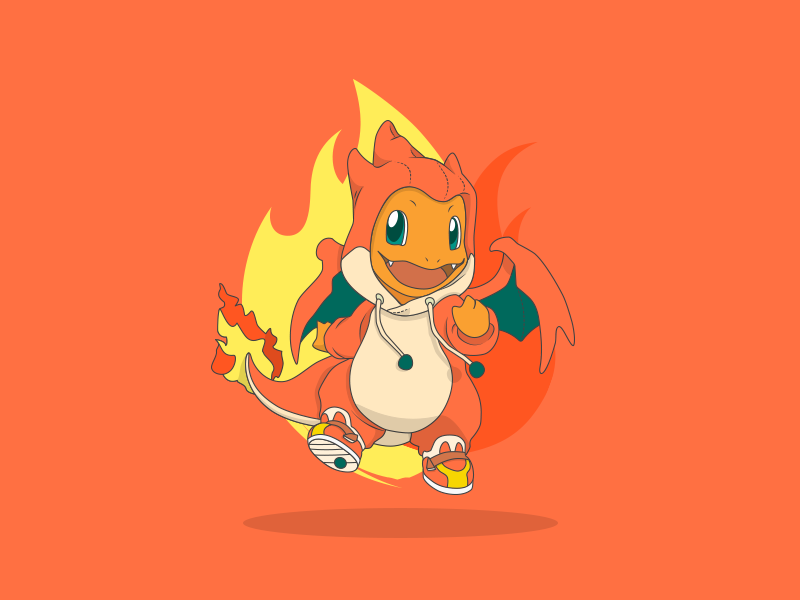 I choose you Charmander by Luigi-John on Dribbble