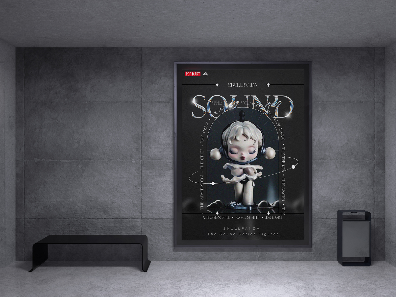 Skullpanda Poster Design by Minh Nguyệt on Dribbble