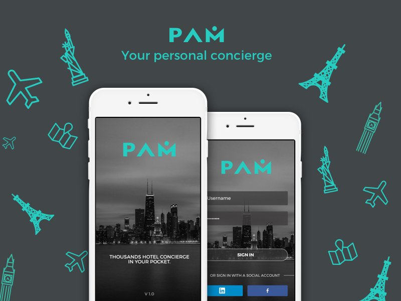 Ask Pam by Elyes Ben M'rad on Dribbble