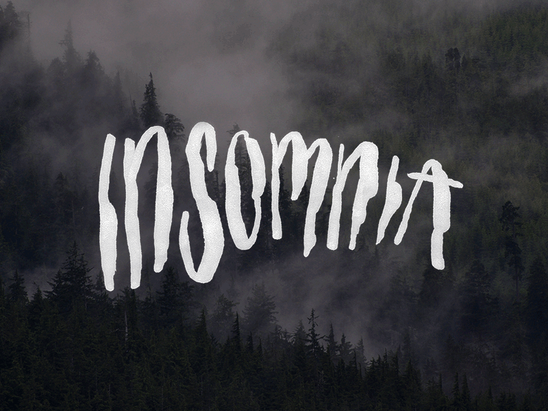 Insomnia | Animated Type by Chris Corona on Dribbble