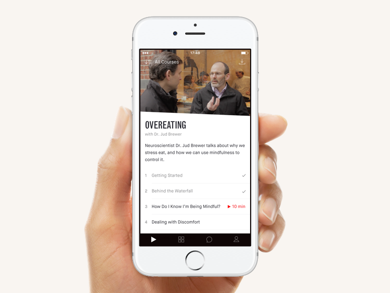 Course Screen by Daniel Thomas on Dribbble