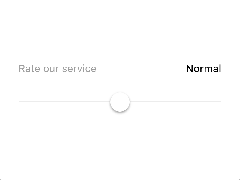 Smiley rating slider by Aaron Iker on Dribbble