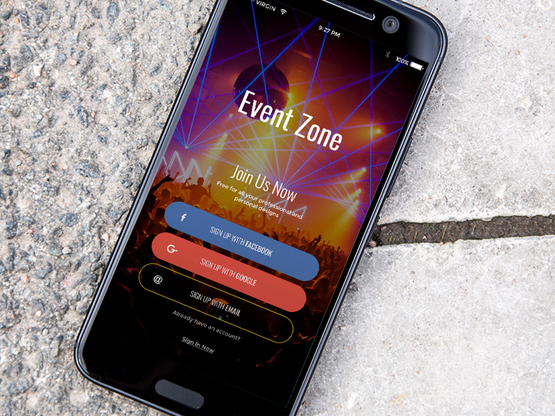Event Zone by Preeti on Dribbble