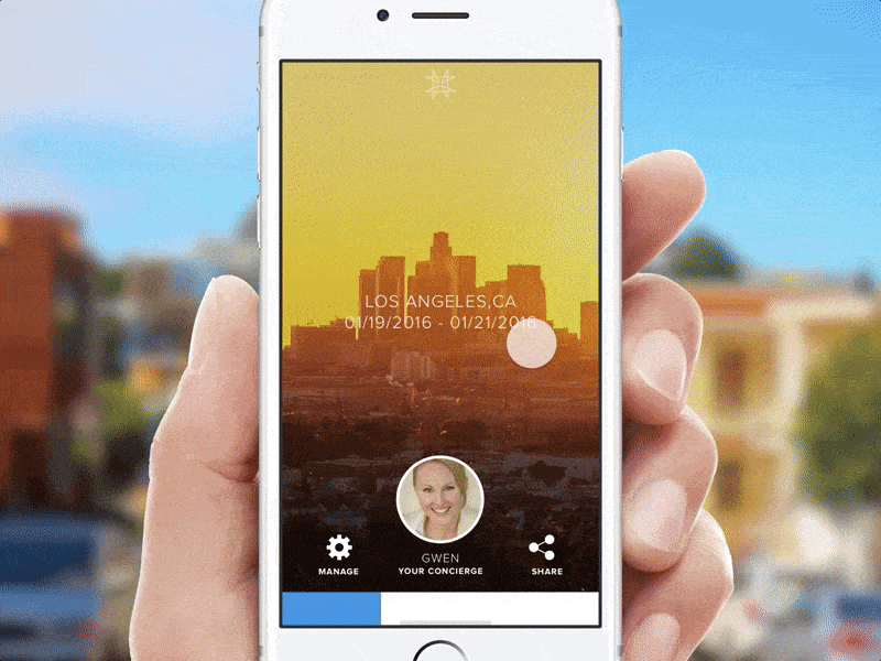 Itinerary Header Animation by David Achee on Dribbble