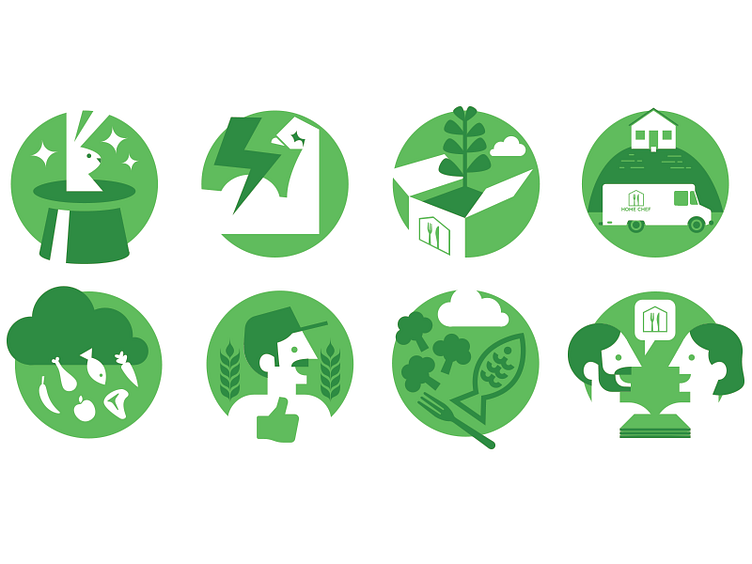 Illustrative Icon Set by Sean Brice on Dribbble