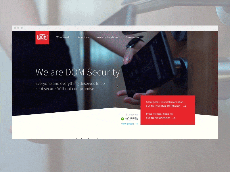 DOM Security by IN10 on Dribbble