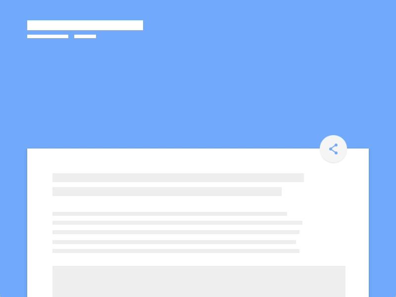 Share button by Chris Gilmore on Dribbble