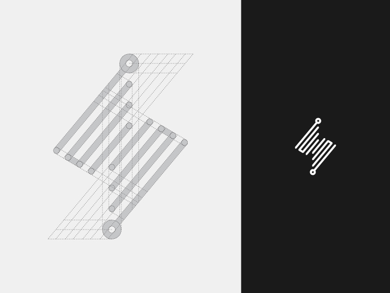 Electronic + Bolt grid by Ove Sinclair on Dribbble