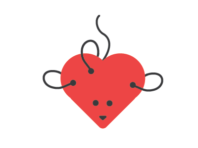 Illustration #17 - Mouse/Heart by Anmol Sarita Bahl on Dribbble