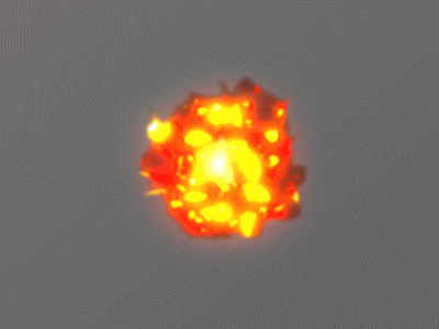 Gif Animado De Explosao