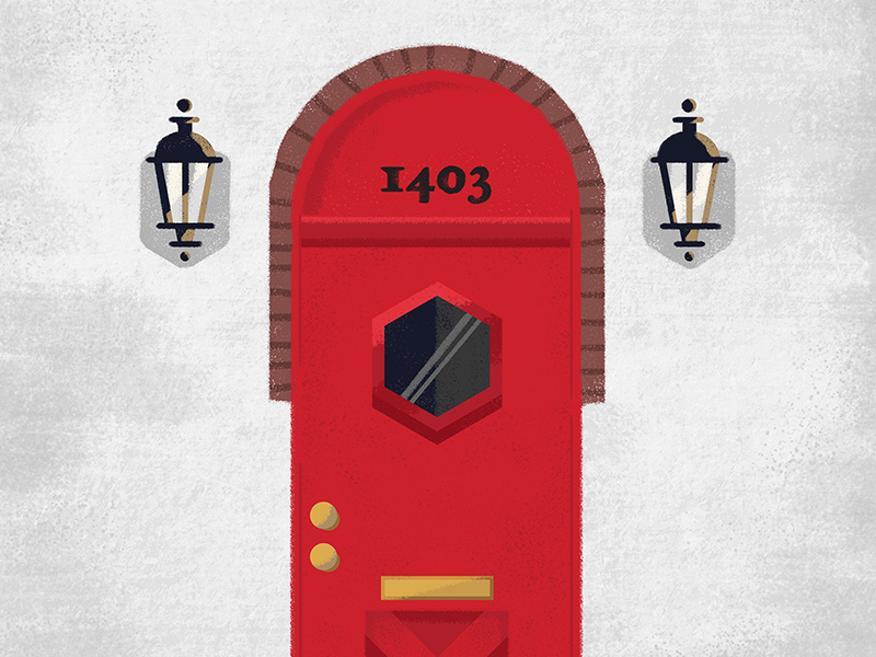 Knock Knock Illustration | Houstonia Magazine by Christopher Vela on ...