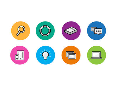 Icon Set by Mike Gilbert on Dribbble
