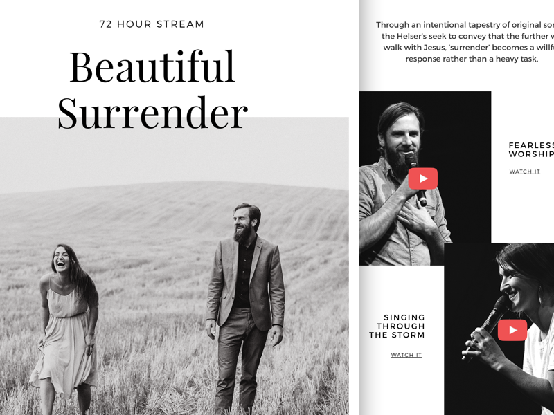 Beautiful Surrender Stream by Justin Posey on Dribbble