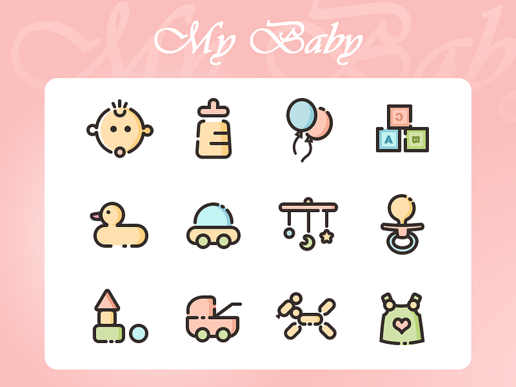 my baby by 菠小萝 on Dribbble