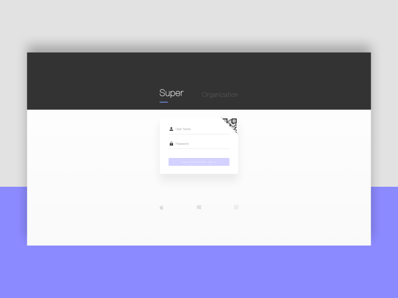 Management Backstage Sign In Interface by Devil on Dribbble