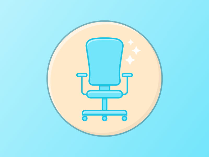 Chair badge by Hudson Souza on Dribbble