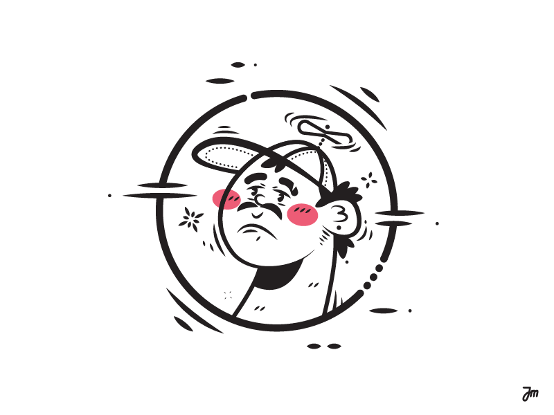 Not really me by Jerzy Wierzy on Dribbble