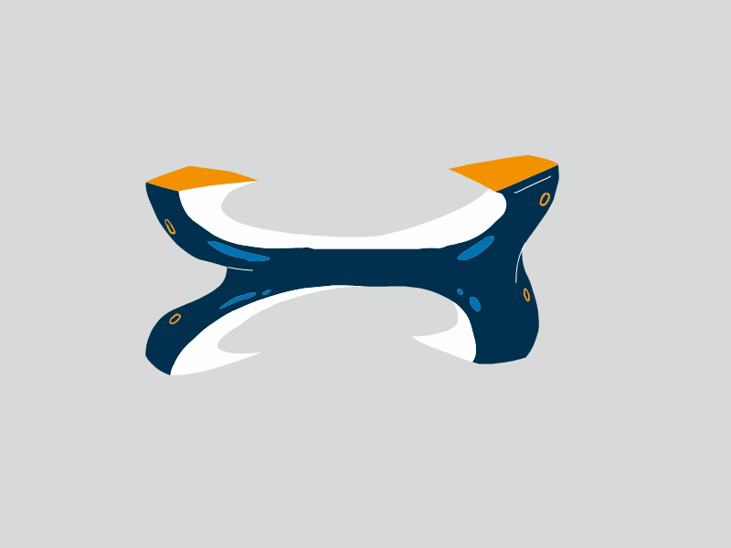 animated H [gif] by henrique barone on Dribbble