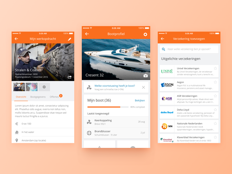 Skipper – Profile Screens by Jurgen Ploeger on Dribbble