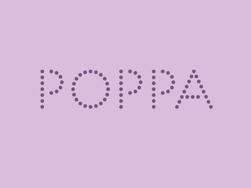 Poppa Typography by Opudi on Dribbble