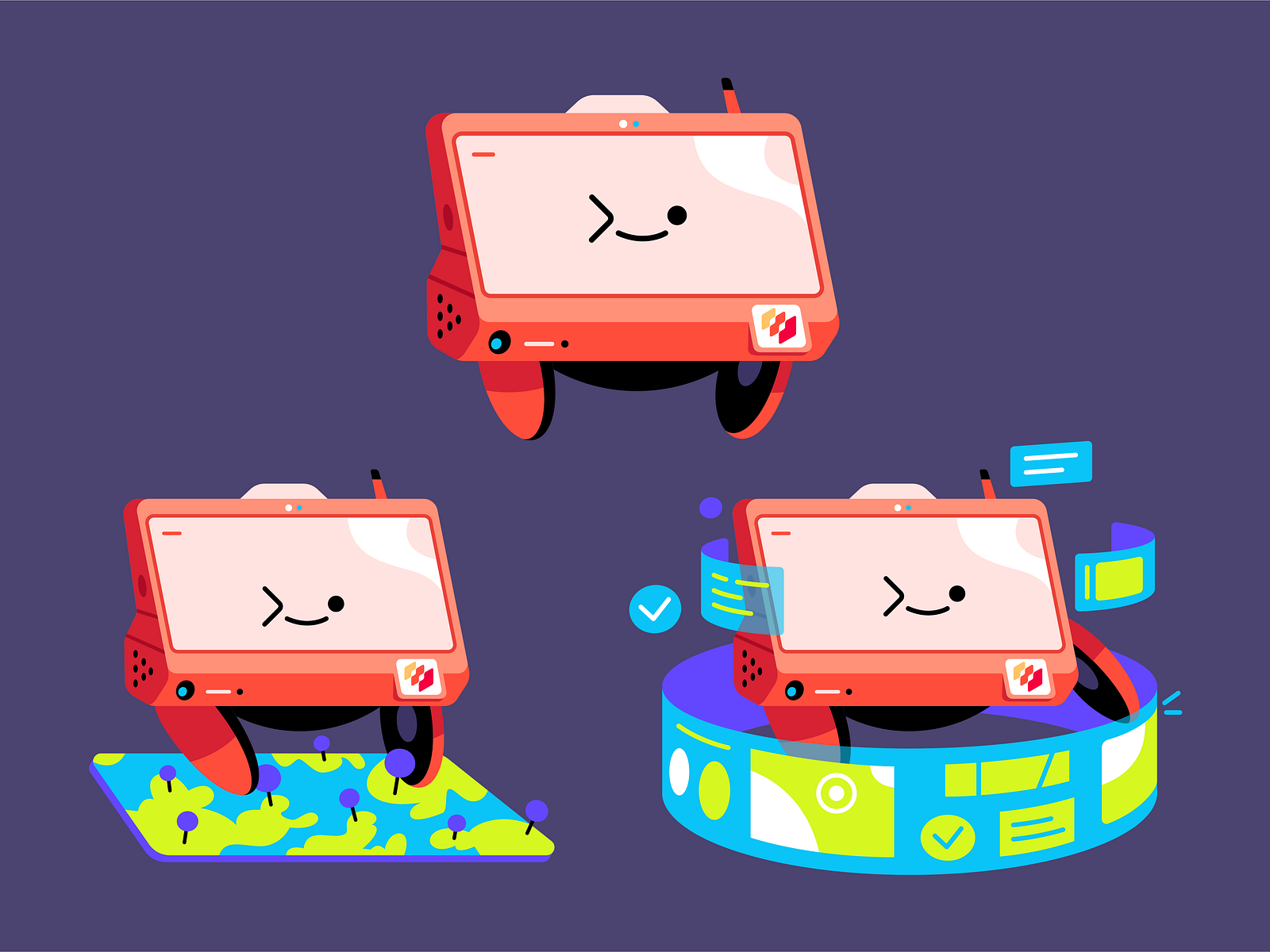 Intuned - Mascot design by Dima Moiseenko on Dribbble