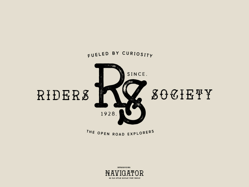 Navigator Font - Great for logo types by Andrew Footit on Dribbble