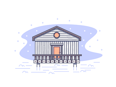 Beach Shack by Razvan Vezeteu on Dribbble