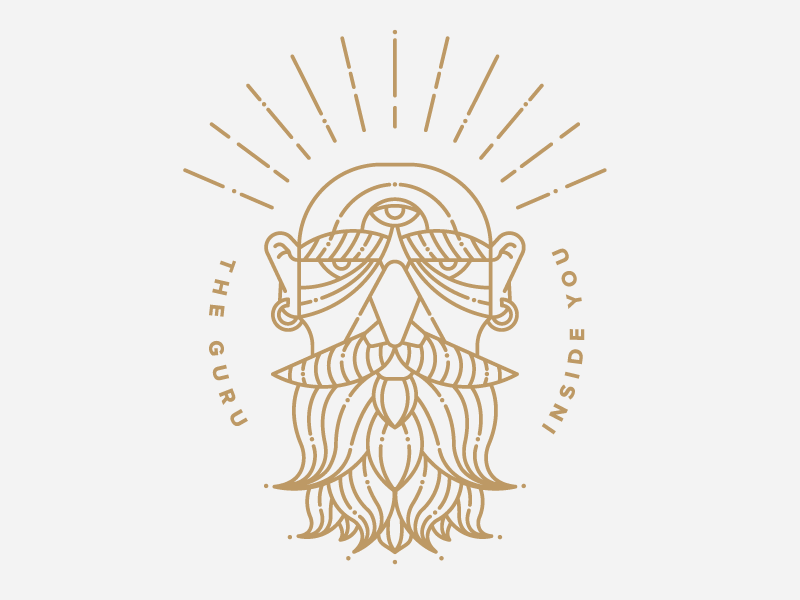 The Guru Inside You by Joshua Fowlke on Dribbble
